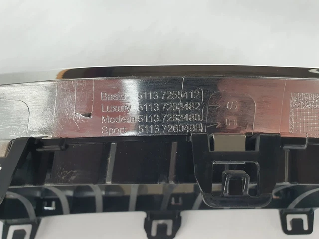 ORIGINAL BMW F30 F31 Grille d'ornement Front droit 51137255412 EUR 25 ...