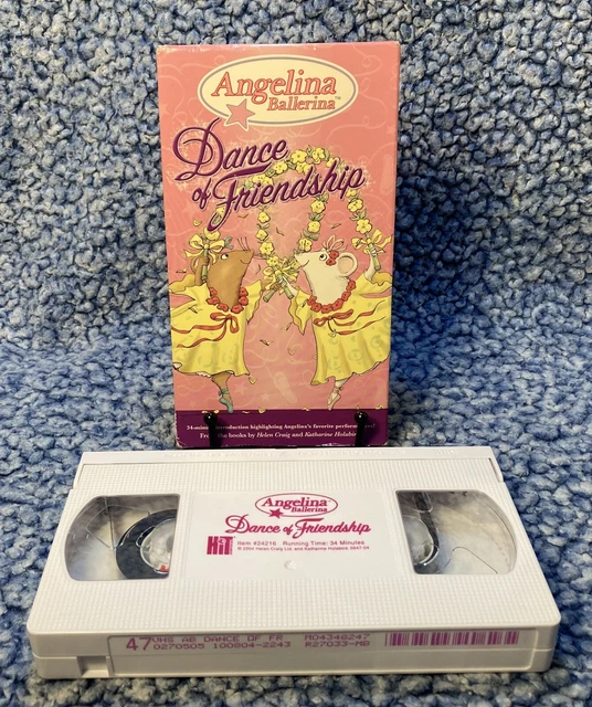 ANGELINA BALLERINA: DANCE of Friendship VHS 2004 Kids Mouse Cartoon £11 ...