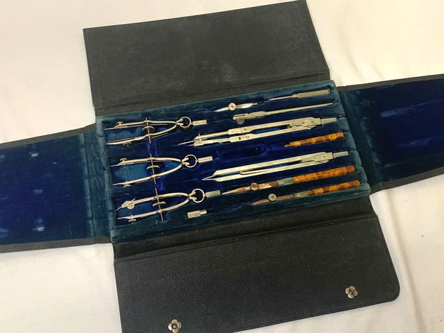 Vintage Staedtler Noris Drafting Set Compass W Case £45 90 Picclick Uk