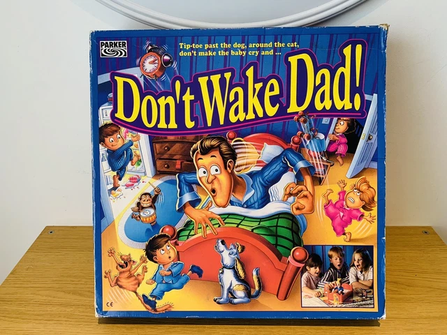 VINTAGE PARKER DONT wake dad board game Complete £17.99 - PicClick UK
