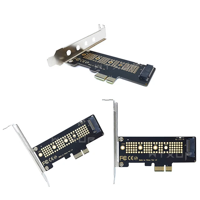 NVME PCIE M.2 NGFF SSD To PCI-E X1 Adapter Card PCI-E M.2 With Bracket ...