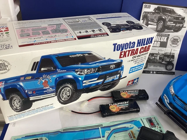 TAMIYA TOYOTA HILUX Extra Cab 1/10 Scale Electric Rc 4Wd Off Road Car ...