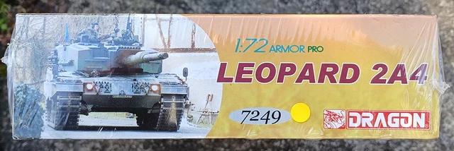 MODELLBAUSATZ DRAGON LEOPARD 2A4 in 1:72 Panzer Bausatz eingeschweißt ...