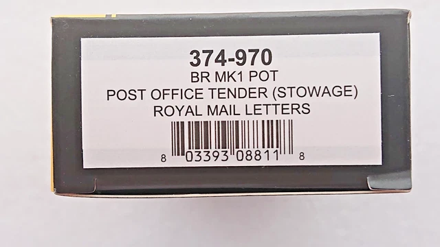 GRAHAM FARISH 374-970 BR Mk1 POT Post Office Tender (Stowage) R.M ...