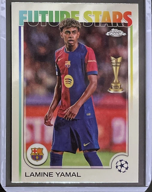 LAMINE YAMAL - 2024-25 Topps Chrome UCC - Future Stars #27 EUR 3,99 ...