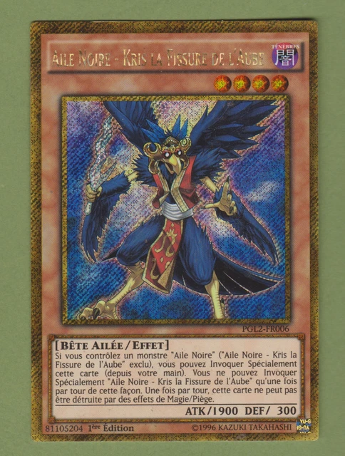 CARTE YU-GI-OH! - Aile Noire Kris la Fissure de l'Aube - PGL2 FR006 EUR ... CARTE YU-GI-OH! - Aile Noire Kris la Fissure de l'Aube - PGL2 FR006 EUR ...