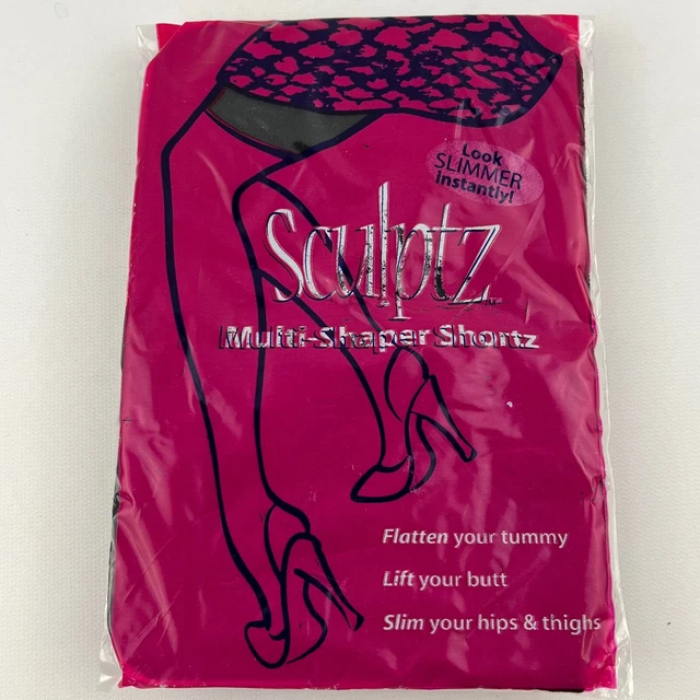SCULPTZ MULTI SHAPER Shorts X Tall Jet Black 730408 Shapewear By ...