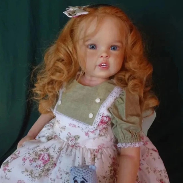 32 INCH REBORN Baby Dolls Girl Realistic Toddler Doll Soft Body ...
