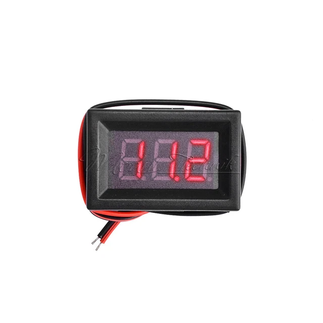 0.36 INCH 2-WIRE Digital Voltmeter DC4-30V Voltage Panel Meter with ...