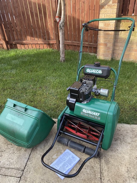 QUALCAST CLASSIC 35S Suffolk Punch Cylinder Mower 14Sk Lawnmower Atco ...