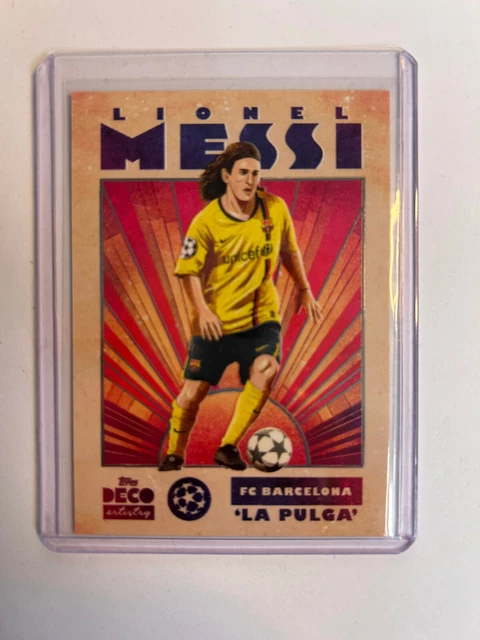 TOPPS DECO UCC 2024/25 Lionel Messi Fc Barcelona La Pulga Artistry Base ...
