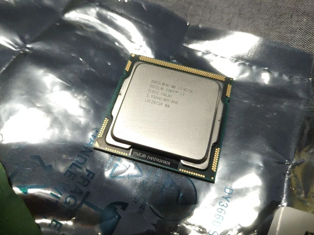 INTEL CORE I7-875K Processor, 8M Cache, 2.93 GHz, LGA1156 $45.00 ...