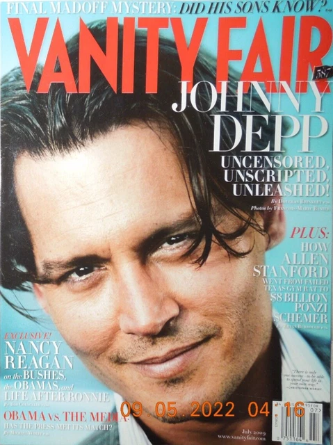 JOHNNY DEPP VANITY fair NANCY REAGAN allen stanford BERNIE MADOFF miss ...