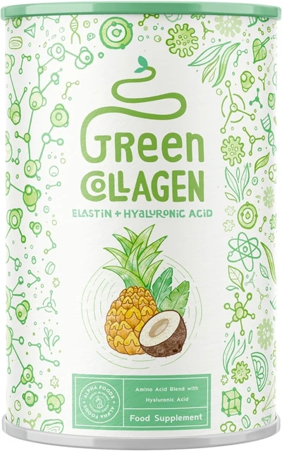 ALPHA FOODS COLLAGEN Powder with Hyaluronic Acid 400g,Pineapple&Coconut ...