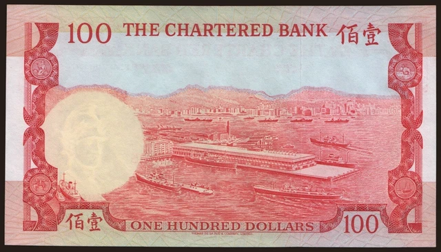 HONG KONG - The Chartered Bank - 1977 - 100 Dollars - "UNC" - #CO2667 $915.39 - PicClick CA