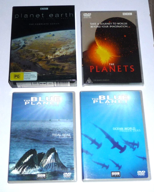 PLANET EARTH BBC DVD Lot THE BLUE Seas of Life Ocean World Frozen Tidal ...