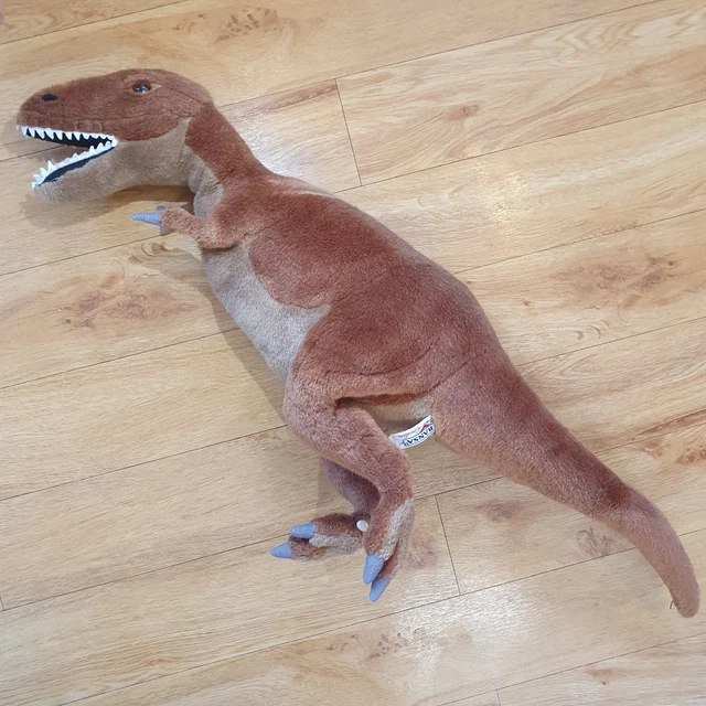 HANSA DINOSAUR TYRANNOSAURUS Rex Soft Toy Plush Brown £19.99 - PicClick UK