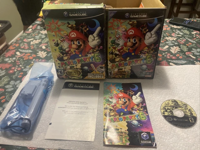 MARIO PARTY 6 (Nintendo Gamecube, 2004) Big Box Mic Bundle CIB Complete ... MARIO PARTY 6 (Nintendo Gamecube, 2004) Big Box Mic Bundle CIB Complete ...