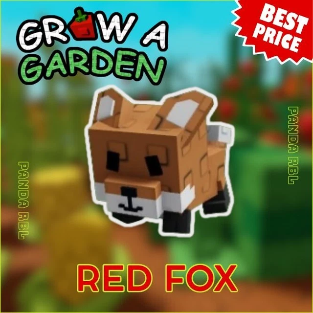 RED FOX - Grow A Garden | GAG | CHEAPEST - ROBLOX $3.85 - PicClick CA