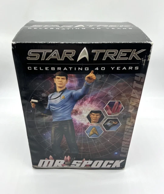 STAR TREK TOS SPOCK 40TH Anniversary Landing Party Statue Diamond ...