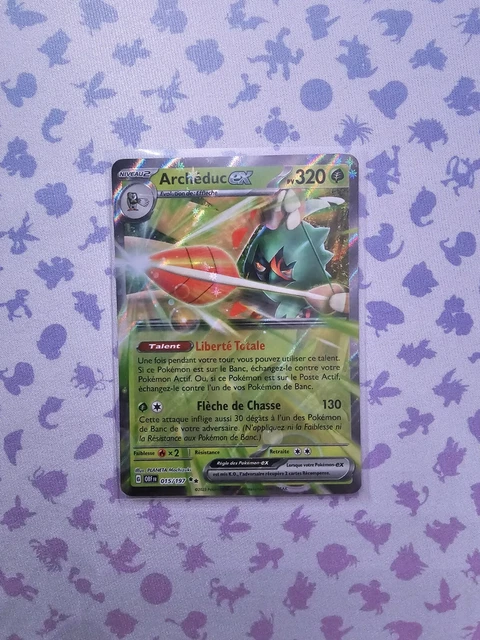 CARTE POKÉMON ARCHÉDUC EX 015/197 Flammes Obsidiennes EV3 FR EUR 4,70 ...