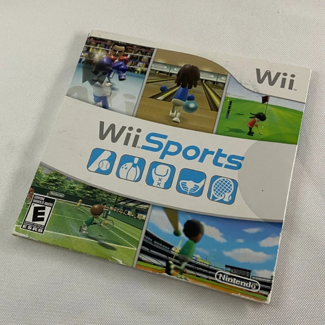 WII SPORTS (NINTENDO Wii, 2006) New Factory Sealed Cardboard Sleeve ...