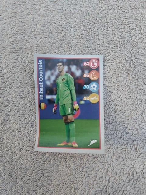 PANINI SUPERSTAR STICKER Thibaut Courtois £1.99 - PicClick UK