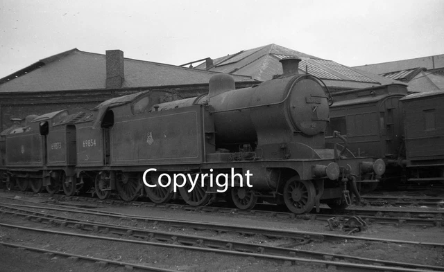 RAILWAY NEGATIVE EX NER Class A8 462T 69854 & pt 69873 Sunderland £2.89 ...