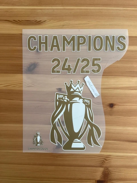 2024-2025 24/25 LIVERPOOL Premier League Champions Iron On Print Patch ...