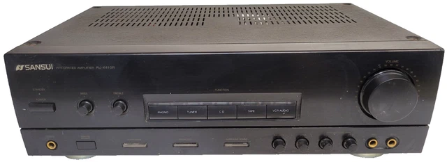 SANSUI AU-X410R INTEGRATED Amplifier Black Power Tested Only Rough ...