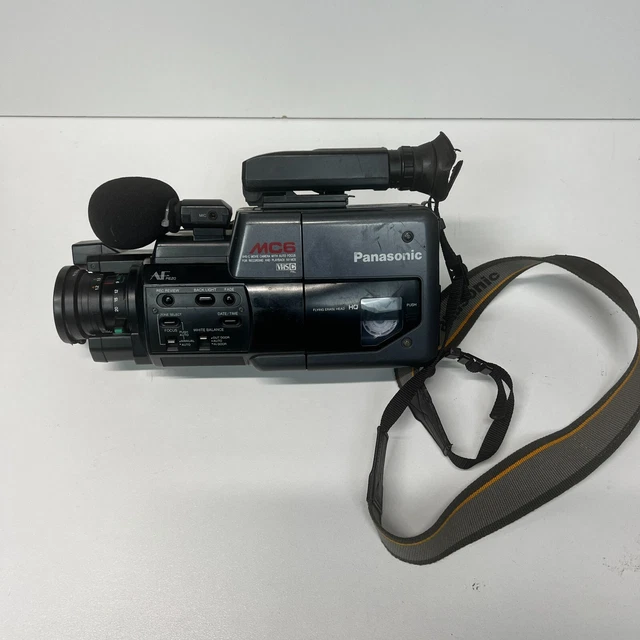 PANASONIC NV-MC6 VHS-C Movie Recorder CamCorder Retro VHSC Untested $52 ...