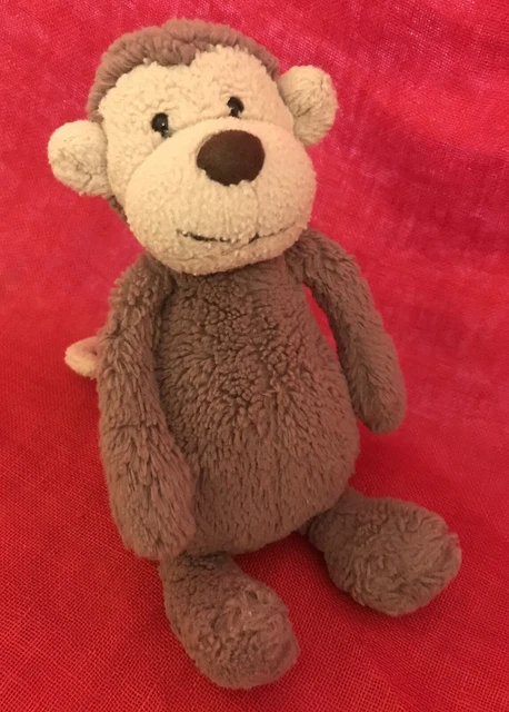 JELLYCAT SMALL BASHFUL Monkey Soft Plush Toy. £8.00 - PicClick UK