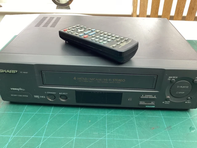 REGISTRATORE VHS SHARP vc-mh67hm VHS con ricambi o riparazioni remote ...