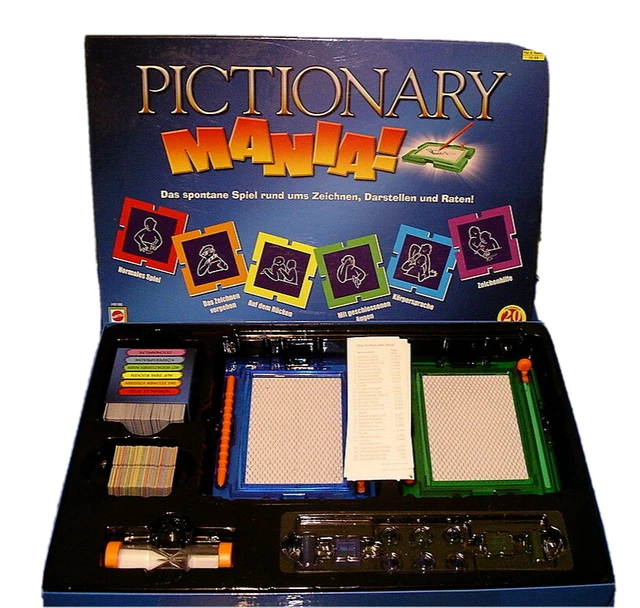 PICTIONARY MANIA, SPIEL rund ums Zeichnen, Darstellen, Raten EUR 5,00 ...