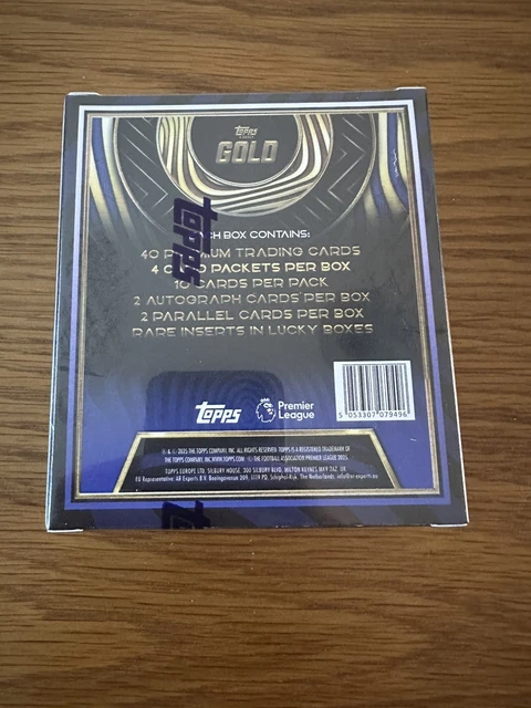 TOPPS PREMIER LEAGUE Gold Hobby Box 2025/2026 - New/Factory Sealed £212 ...