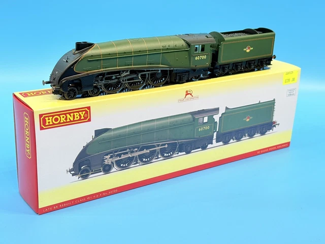 HORNBY 'OO' GAUGE R3980 Late Br Rebuilt Class W1 4-6-4 #60700 Green ...