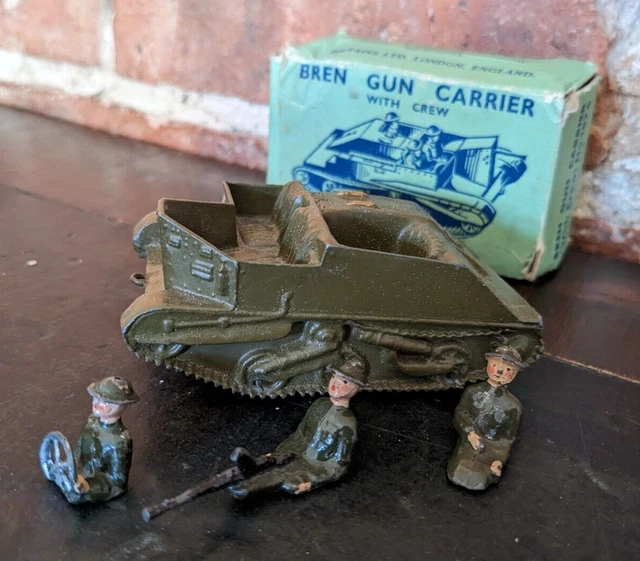 RARE & VINTAGE Britains Ltd Bren Gun Carrier with Crew No. 1876 from ...