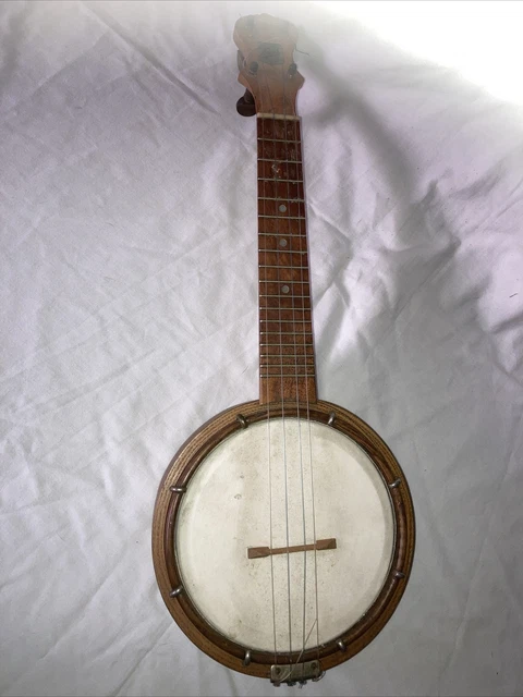 ANTIQUE KEECH BANJULELE Signed Alvin Keech (The Inventor Of This ...