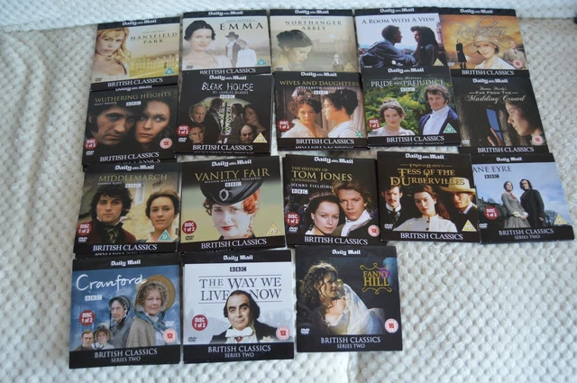 DAILY MAIL BRITISH CLASSICS SERIES 1 & 2 Promo DVDs 18 Films on 28 ...