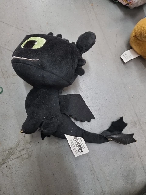WORKSHOP BUILD A bear Builder Dreamworks Dragons Toothless soft plush ...