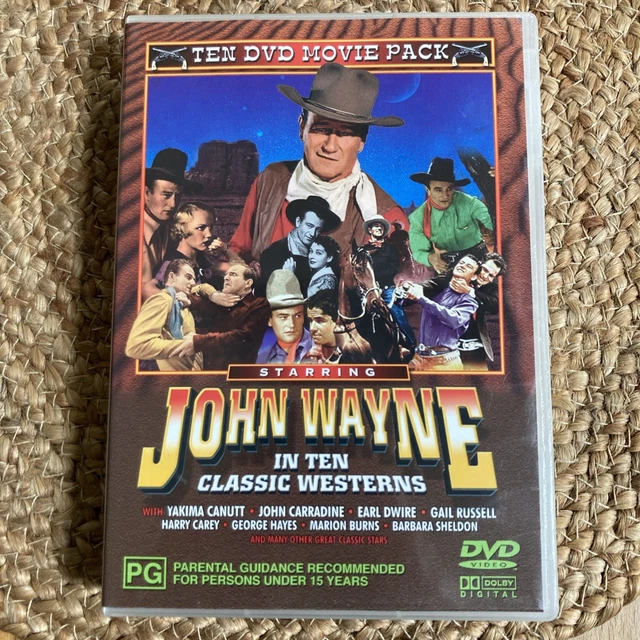 JOHN WAYNE 10 Classic Westerns DVD Movie Pack Western Cowboy Film ...
