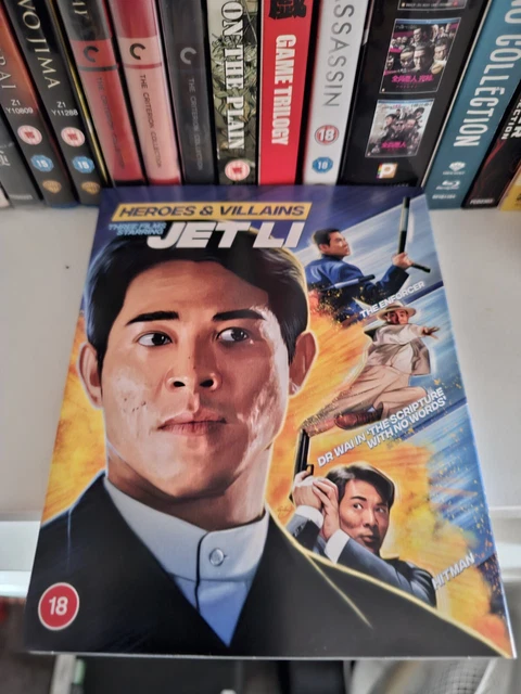 HEROES & VILLAINS (Jet Li) And Special Edition New Region B Blu-ray Box ...