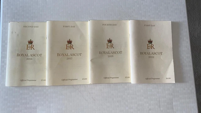 ROYAL ASCOT ASSORTMENT of Racecards racing 2016-2022 £8.00 - PicClick UK