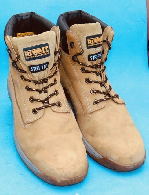 DEWALT STEEL TOE Cap Boots Size 10 UK 41 EU £24.99 - PicClick UK