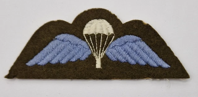 ORIGINAL 1950S BRITISH Army Parachute Regiment Jump Wings Embroidered ...