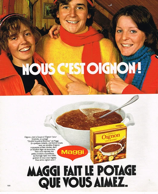 PUBLICITE ADVERTISING 064 1976 MAGGI potage OIGNONS EUR 3,00 - PicClick FR PUBLICITE ADVERTISING 064 1976 MAGGI potage OIGNONS EUR 3,00 - PicClick FR
