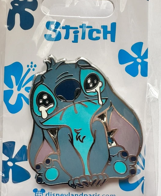 DISNEY STITCH SAD Pin Disneyland Paris Lilo & Stitch Tears Pin 2020 DLP ...