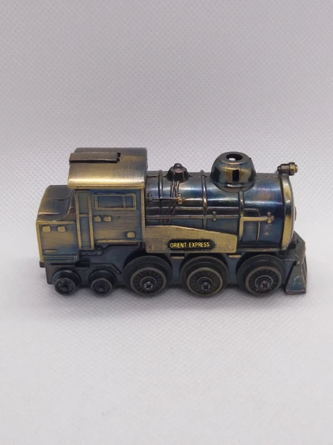 VINTAGE ORIENT EXPRESS Cigarette Lighter Butane Gas Good Working Order ...