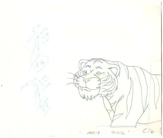HE-MAN/SHE-RA MASTERS OF the Universe CRINGER animation pencil art £10. ...