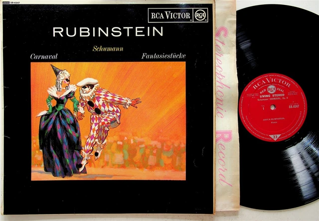 SB-6547 LIVING STEREO ED1 Rubinstein Schumann Carnaval Fantasiestucke ...